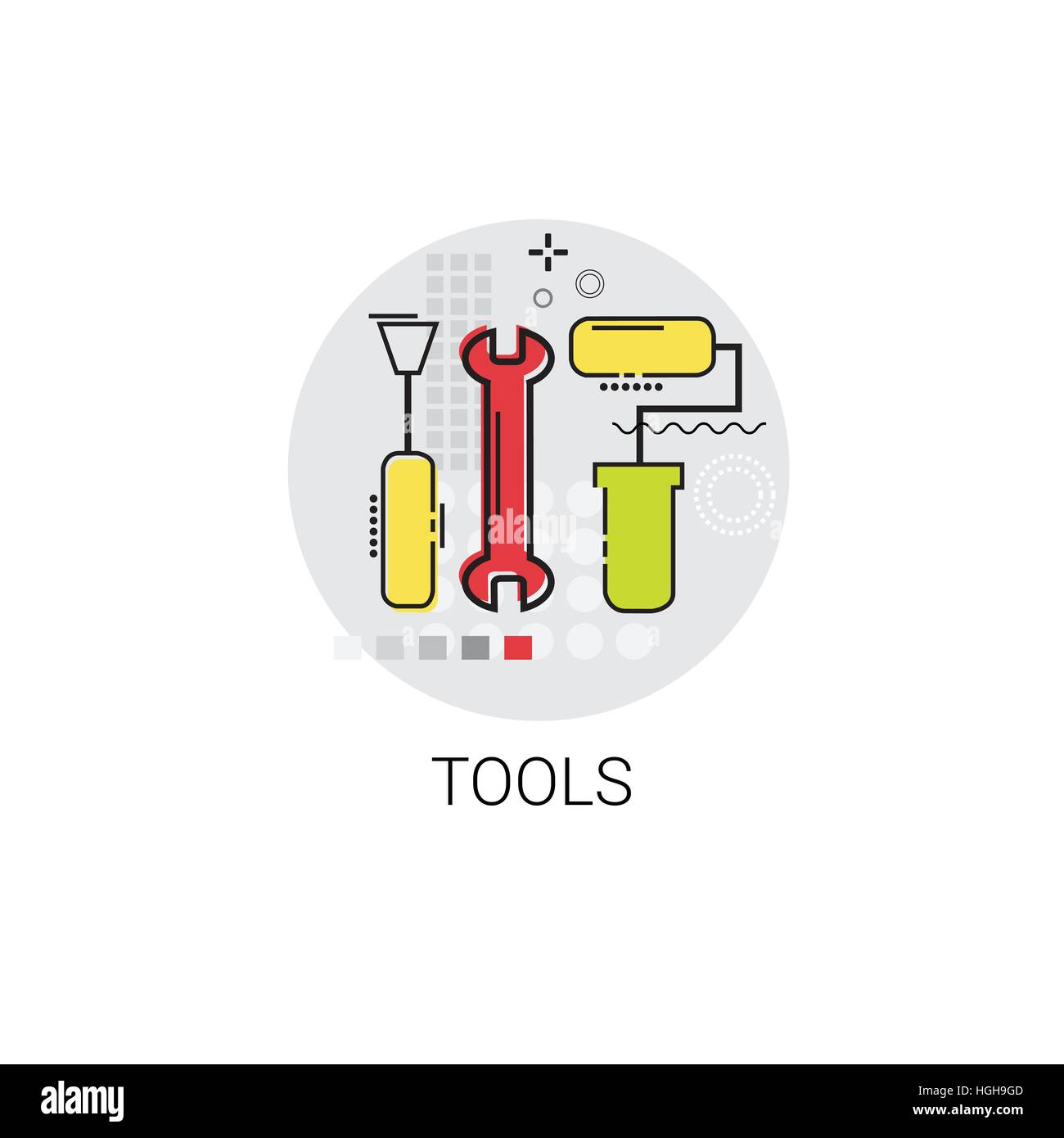 Tool Building Construction Engineering Toolbox Icon Stock Vector Image ...