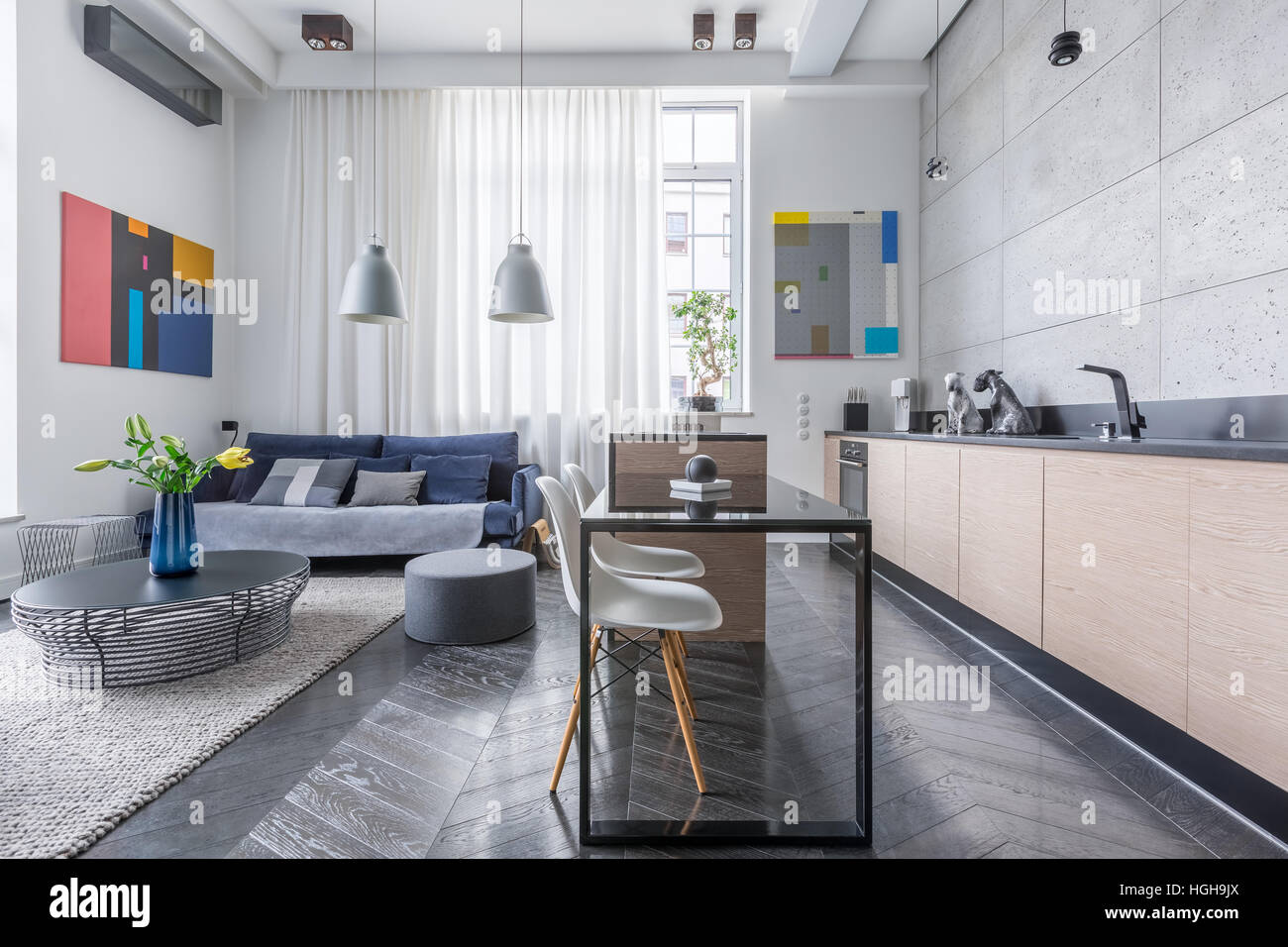 Kitchen modern art hi-res stock photography and images - Alamy