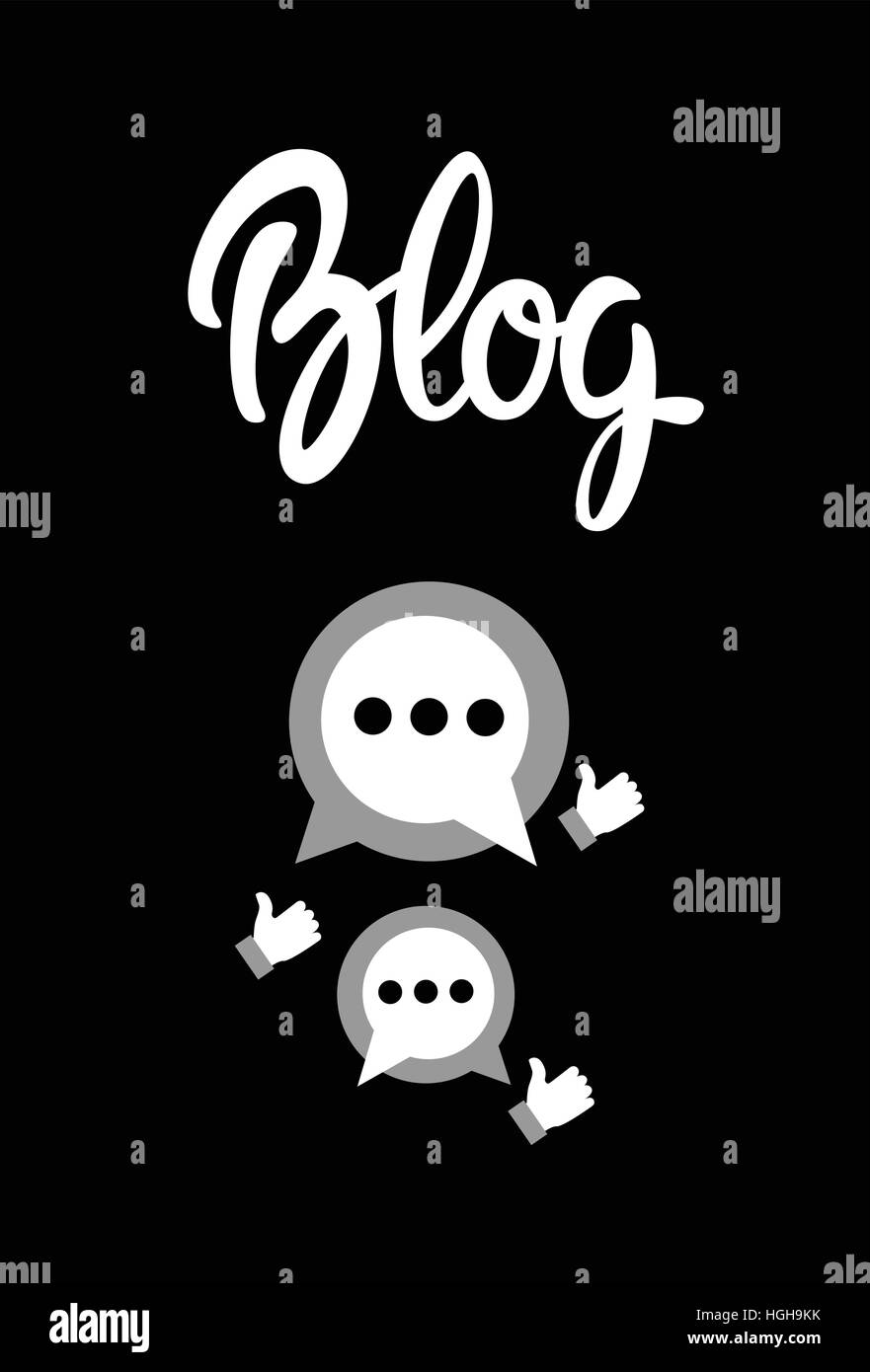 Blogging like Black and White Stock Photos & Images - Alamy