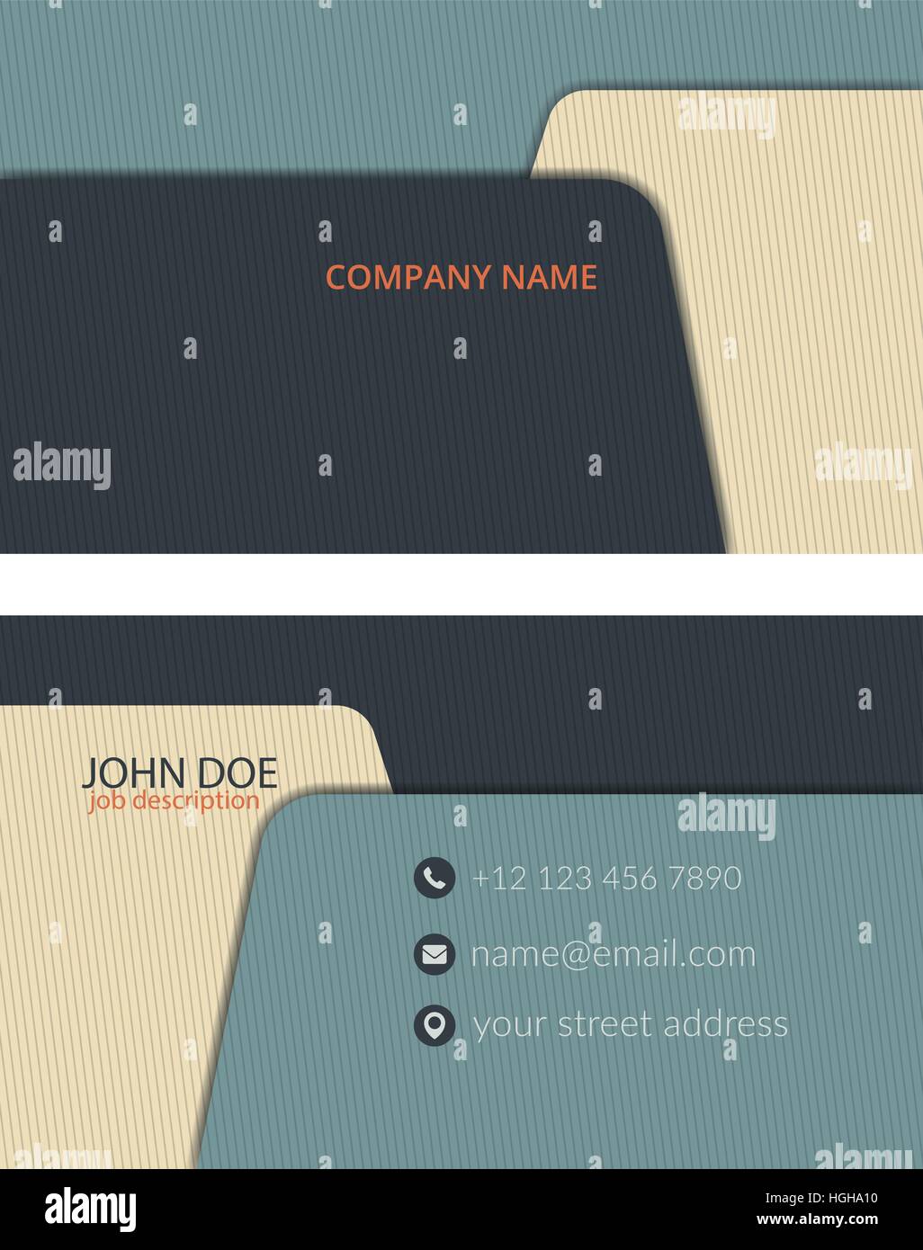 Editable card template Stock Vector Images - Alamy