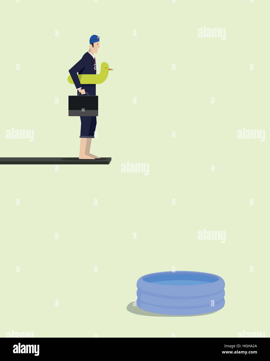 Inflatable trampoline Stock Vector Images - Alamy
