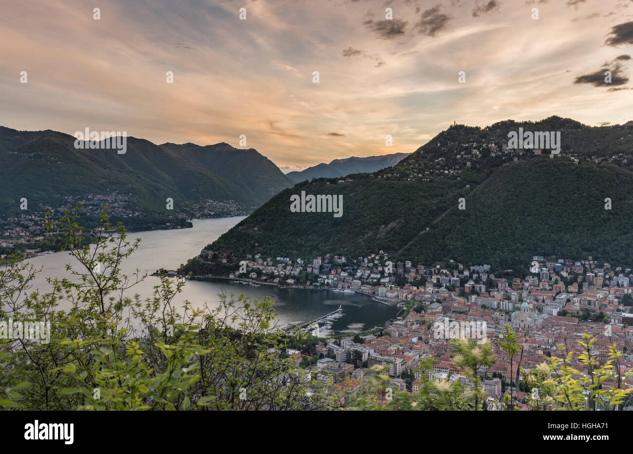 Como sunrise hi-res stock photography and images - Alamy