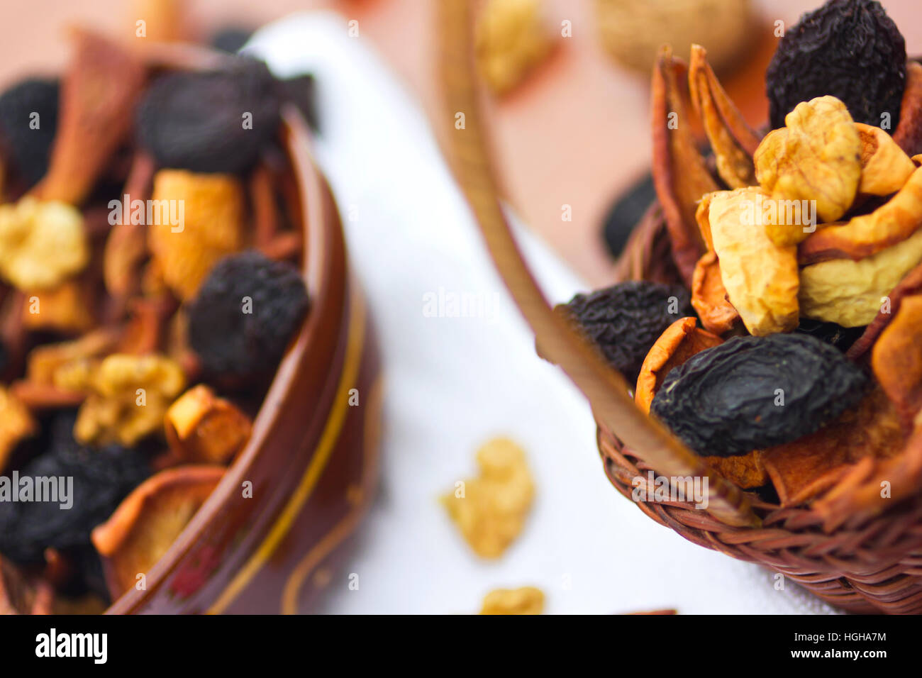 Dried fruits closeup Stock Photo - Alamy