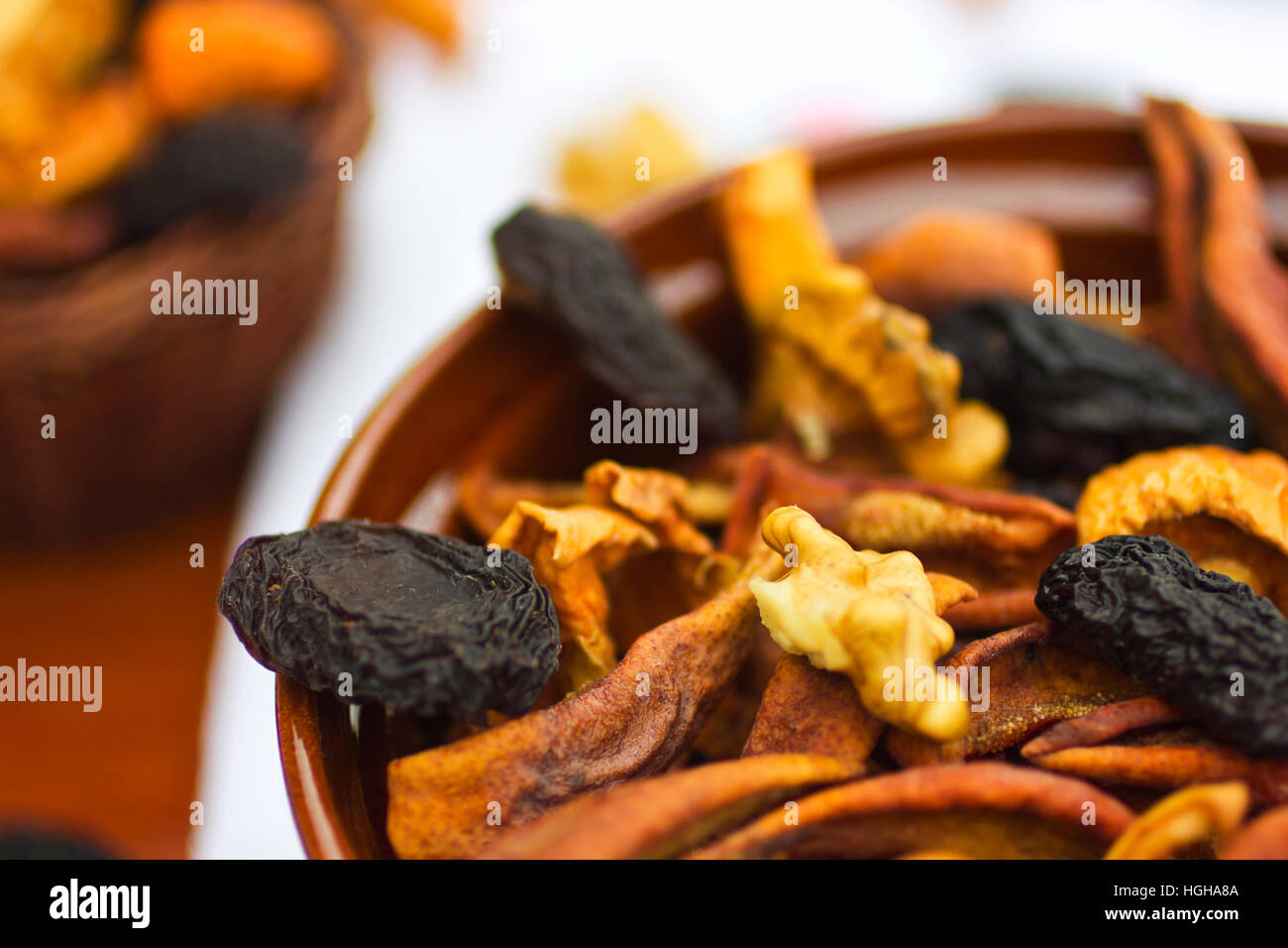 Dried fruits closeup Stock Photo - Alamy
