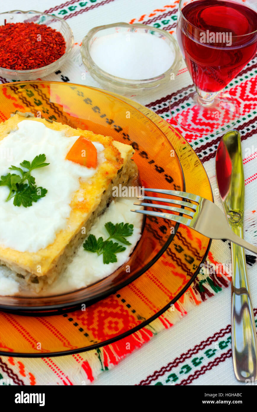 Delicious food in restaurant closeup Stock Photo - Alamy