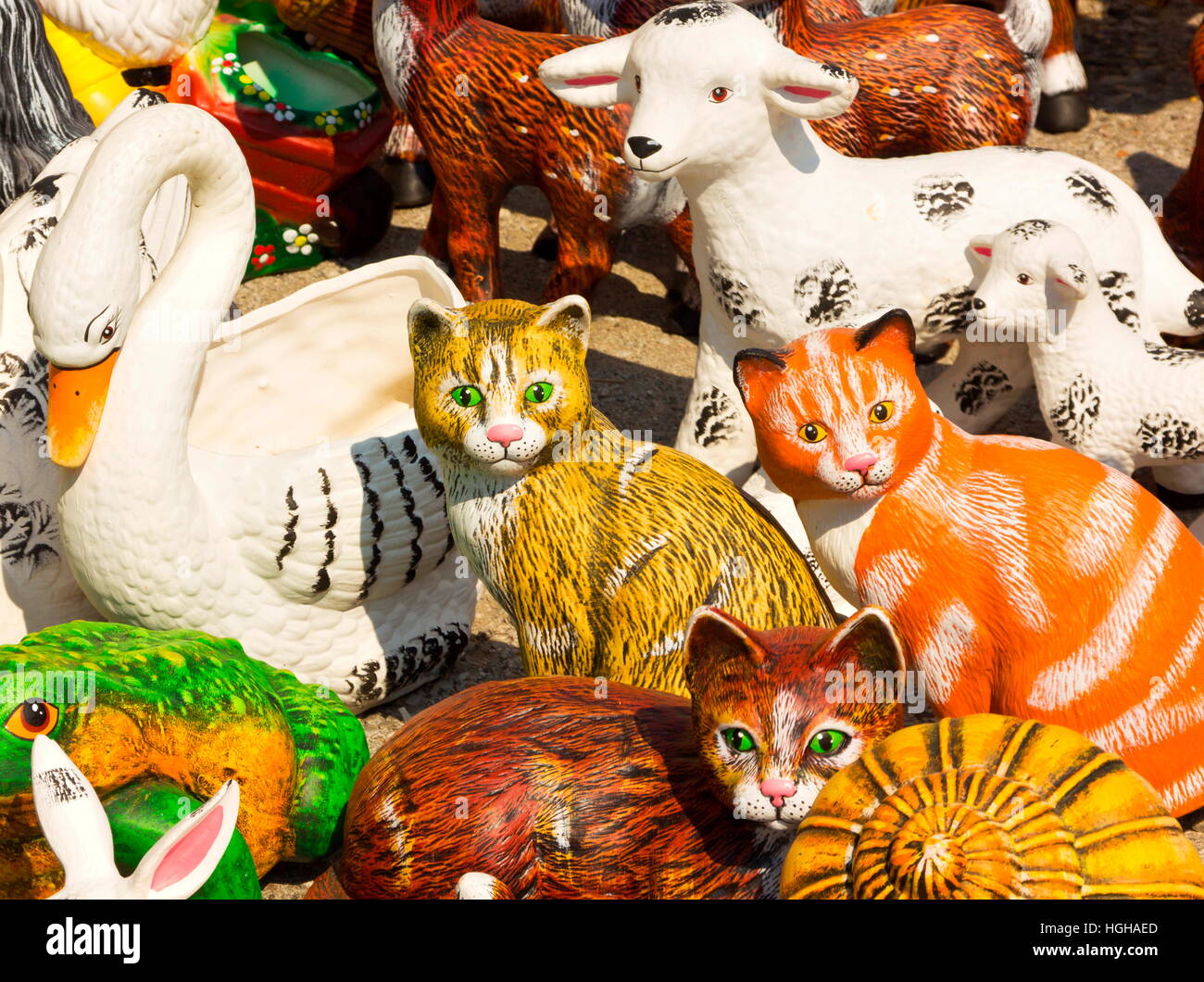 Colorful decorative figures closeup Stock Photo - Alamy