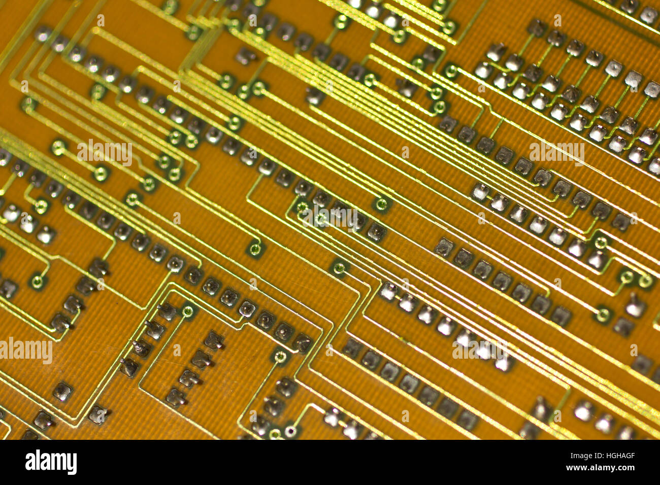 Electronic circuit board closeup Stock Photo - Alamy