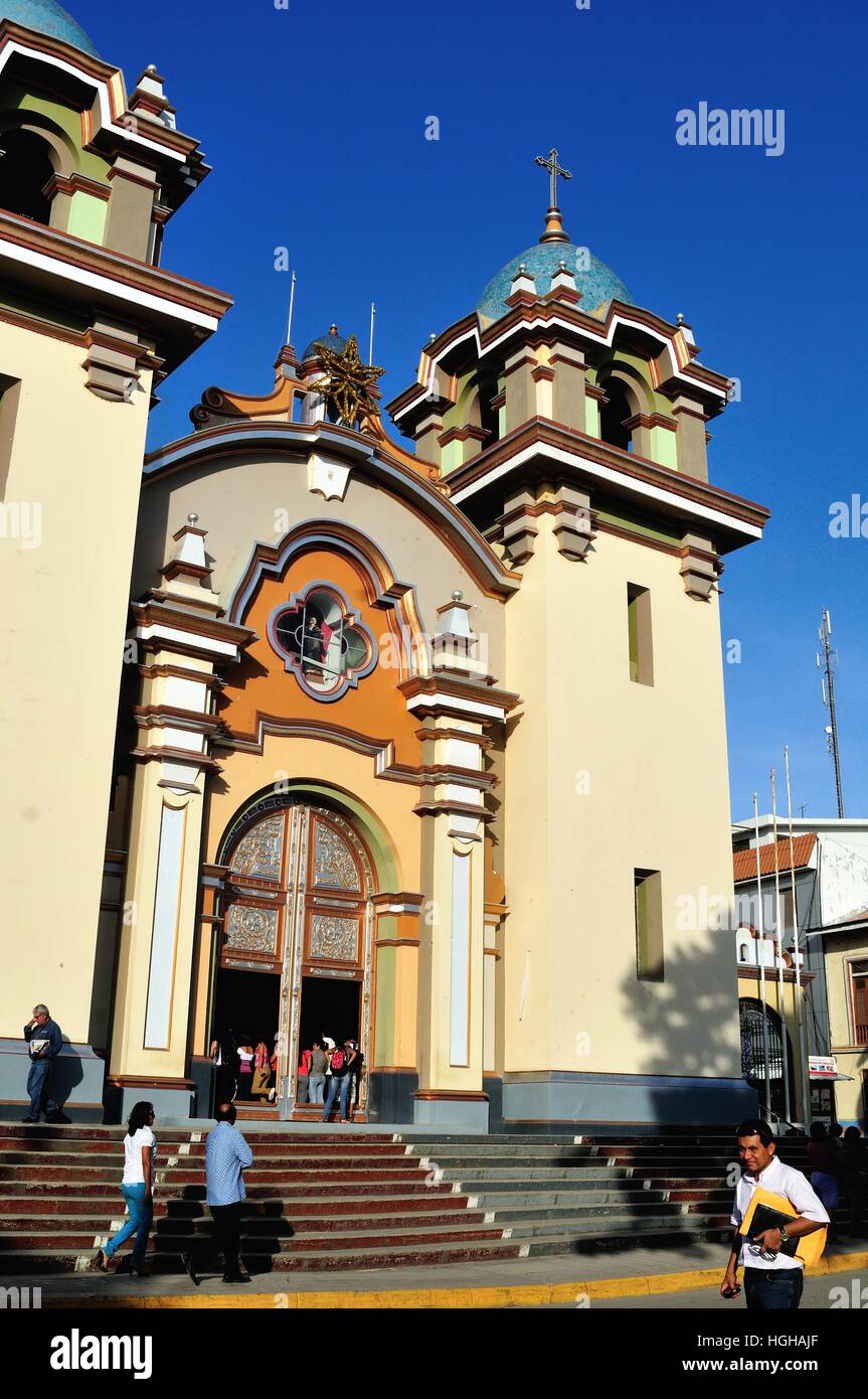 Plaza de Armas in TUMBES. Department of Tumbes .PERU Stock Photo - Alamy