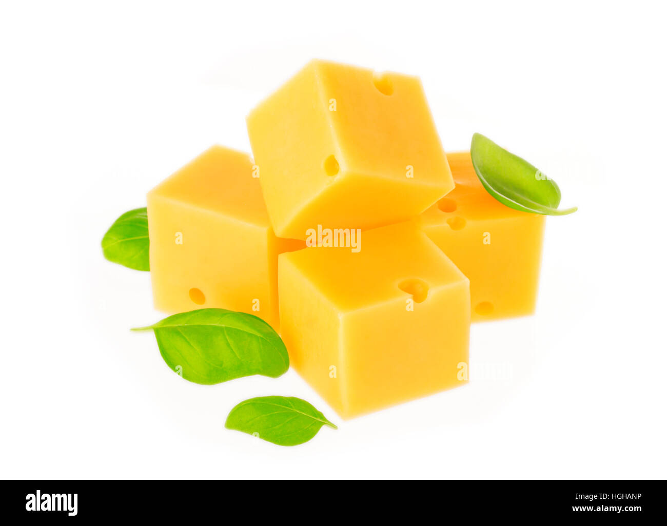 Swiss cheese cubes hi-res stock photography and images - Alamy