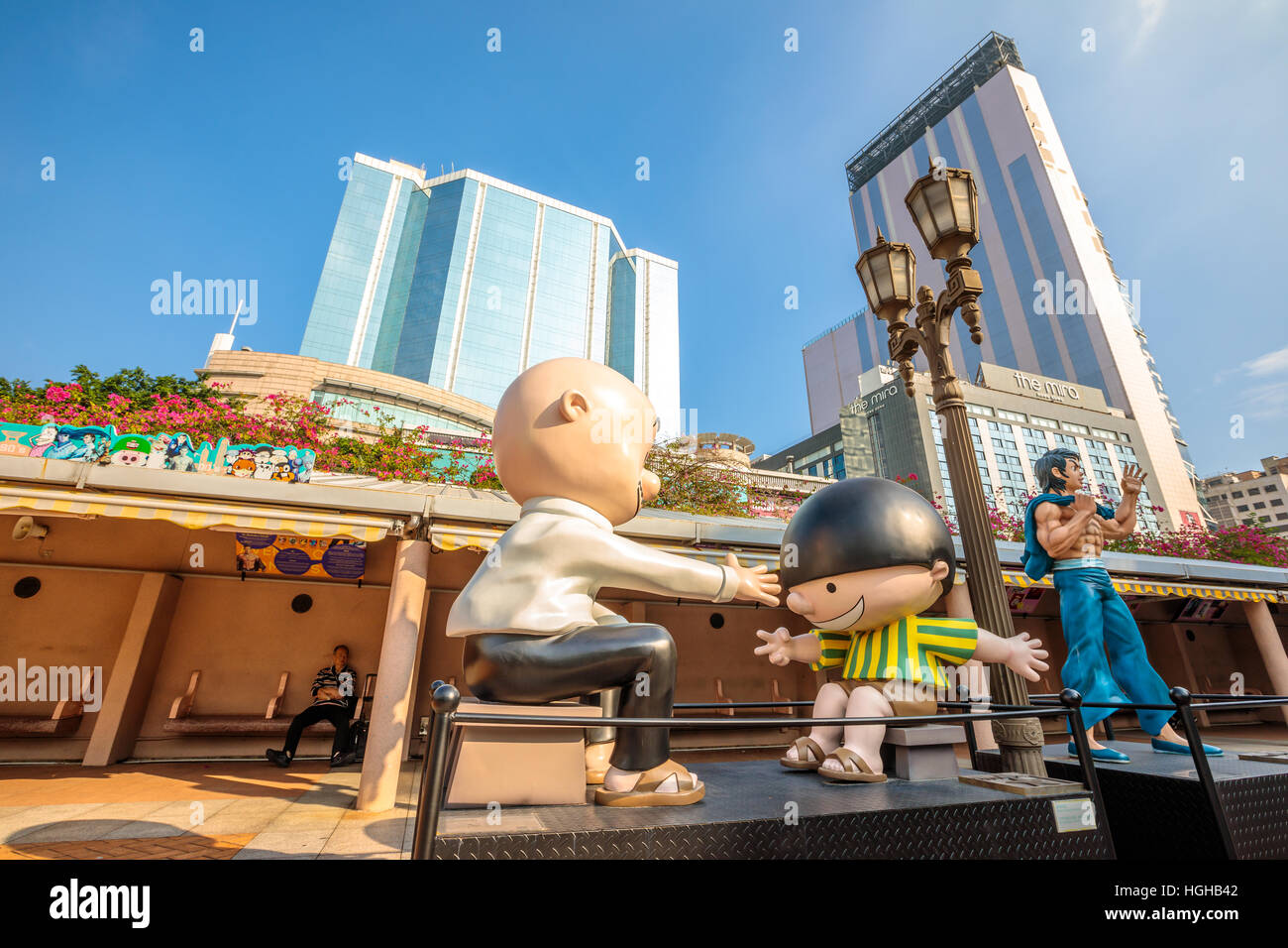 Avenue of Comic Stars Stock Photo - Alamy