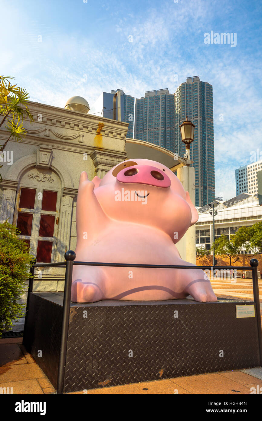 Avenue of Comic Stars Kowloon Stock Photo - Alamy