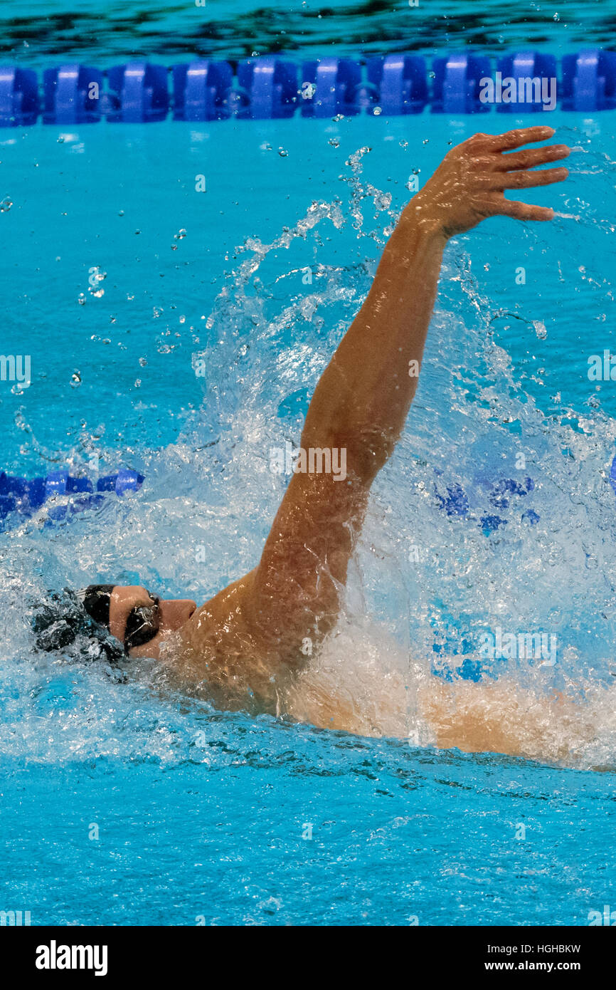 Rio de Janeiro, Brazil. 11 August 2016. Ryan Murphy (USA) winner ...