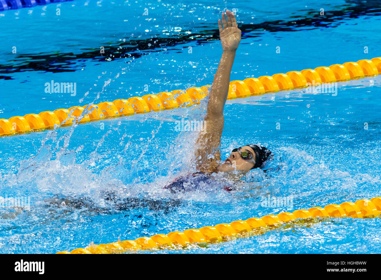 Backstroke swimming hi-res stock photography and images - Alamy