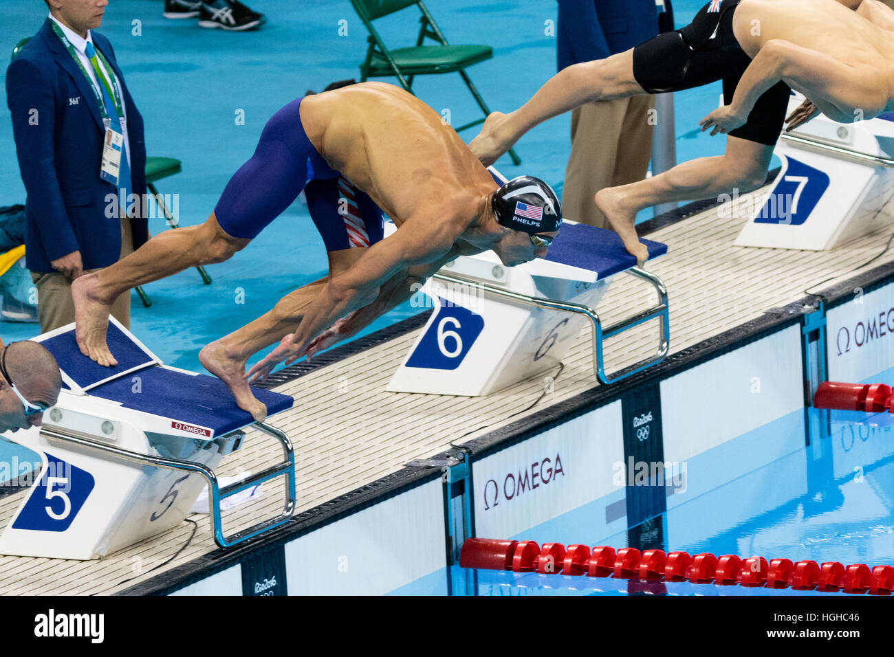 Michael phelps usa starting mens hi-res stock photography and images ...