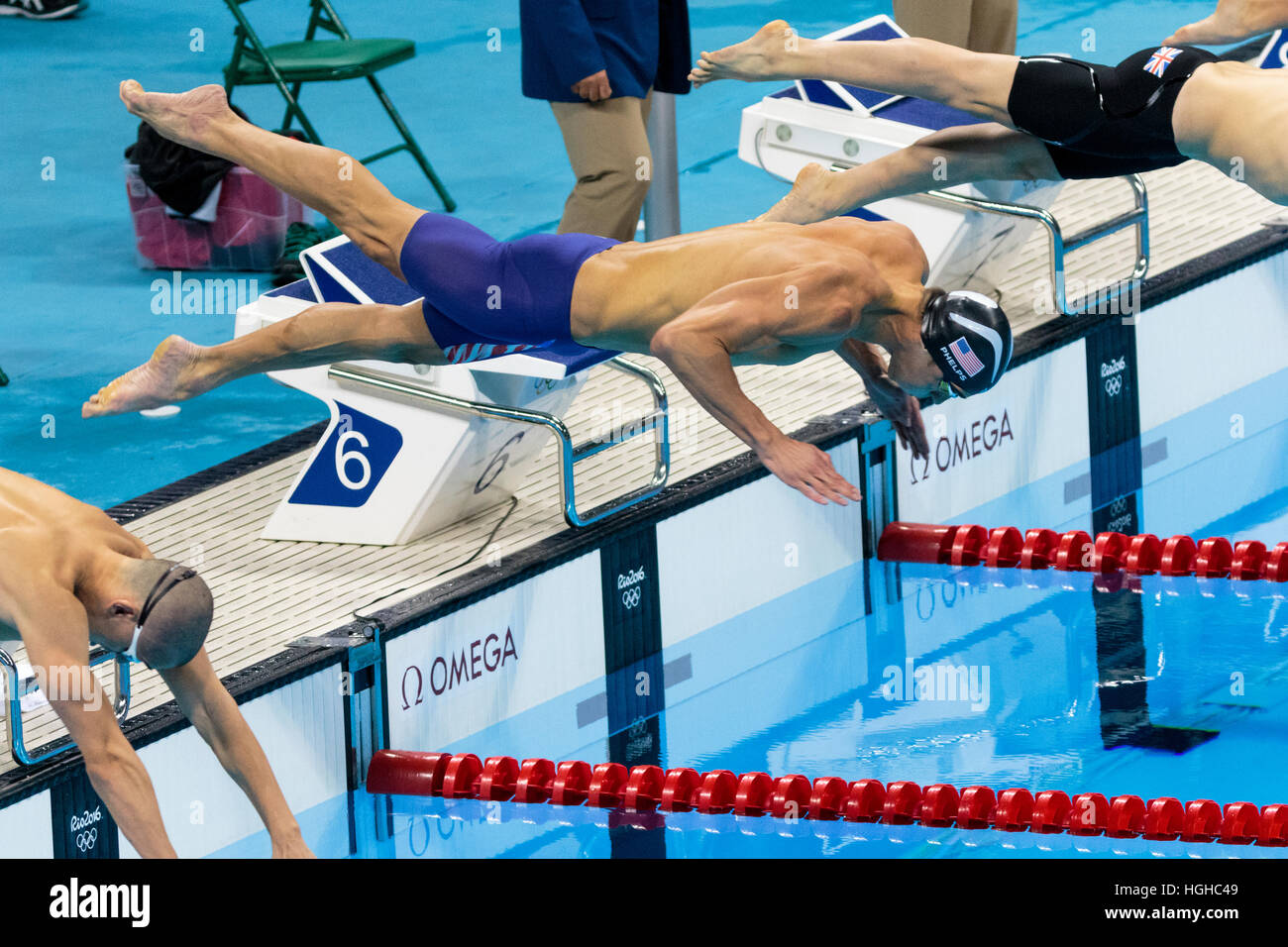 Michael phelps usa starting mens hi-res stock photography and images ...