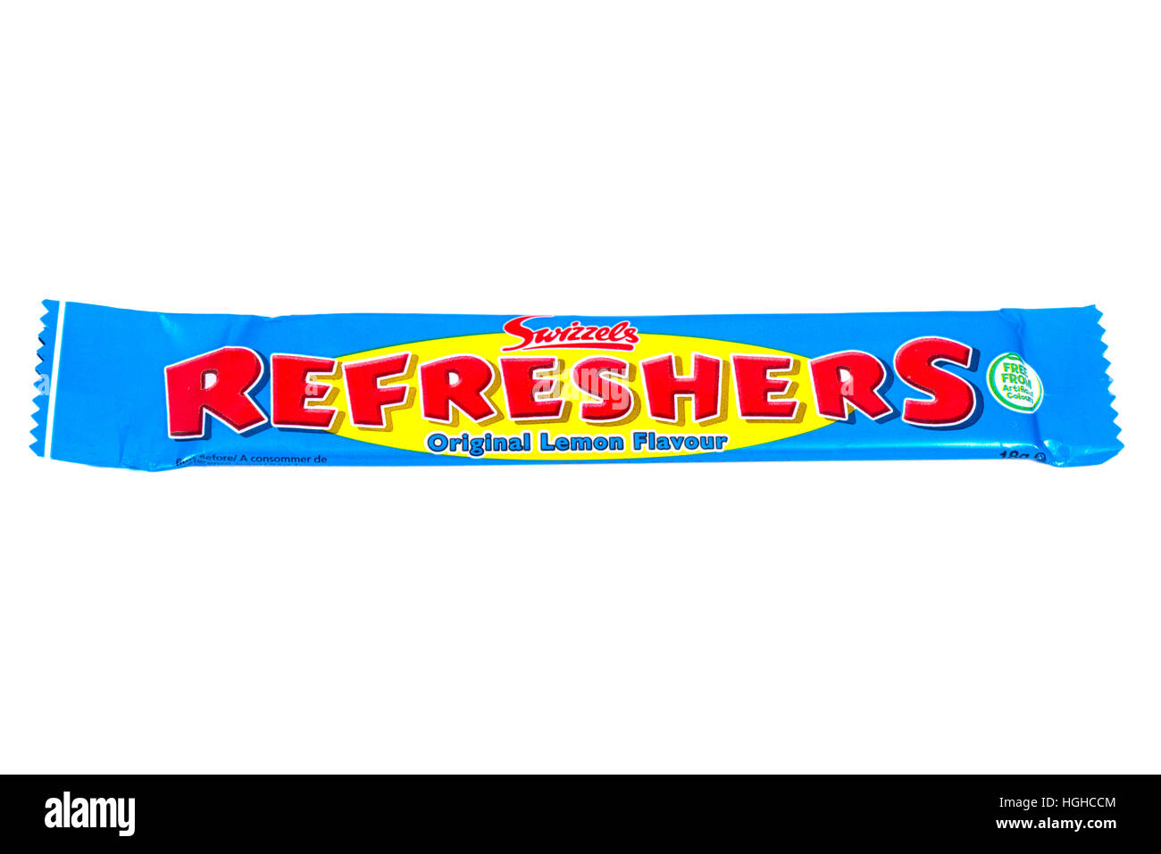 LONDON, UK - JANUARY 4TH 2017: A studio shot of a Lemon flavour ...