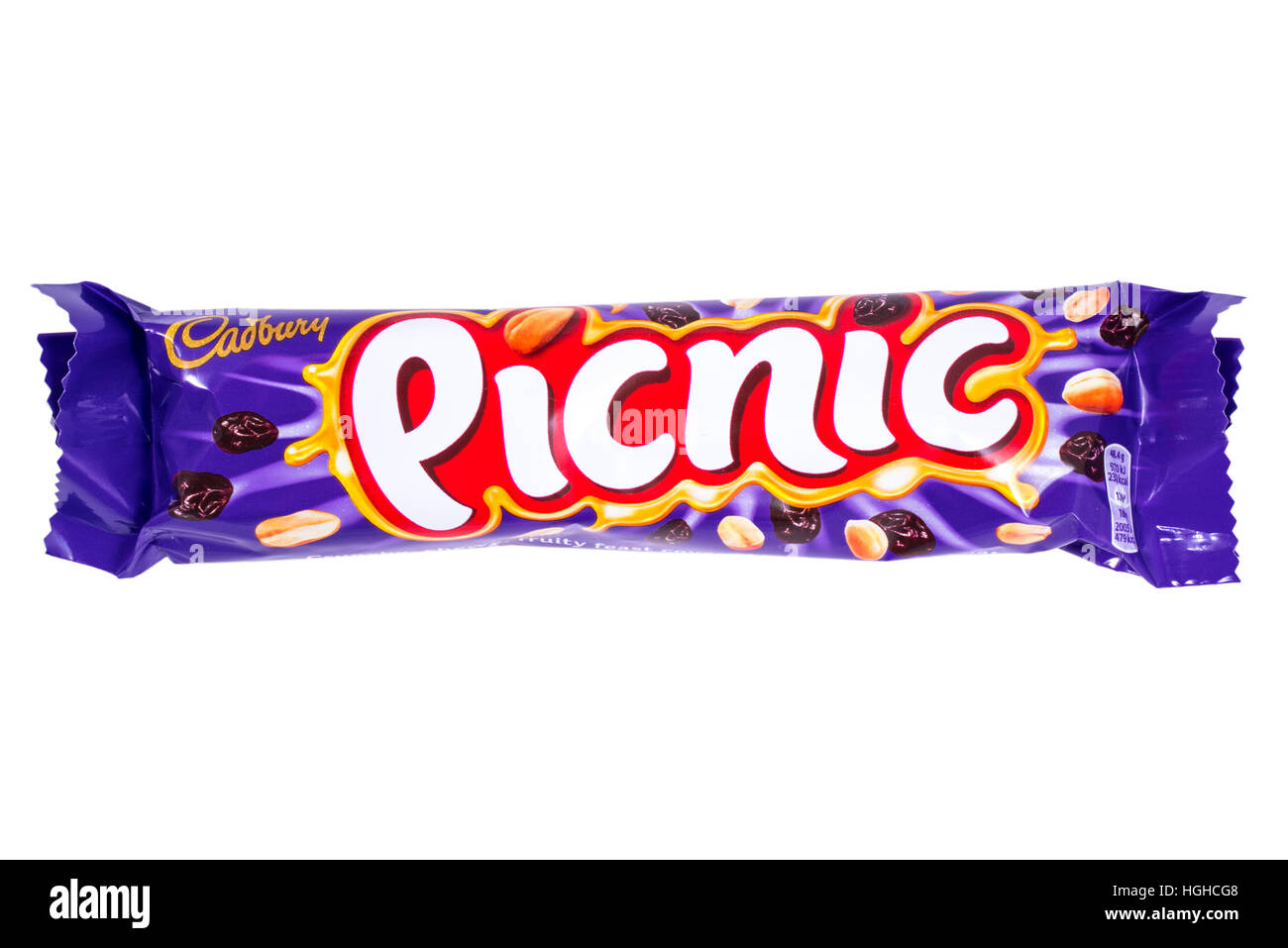 LONDON, UK - JANUARY 4TH 2017: An unopened Picnic chocolate bar ...