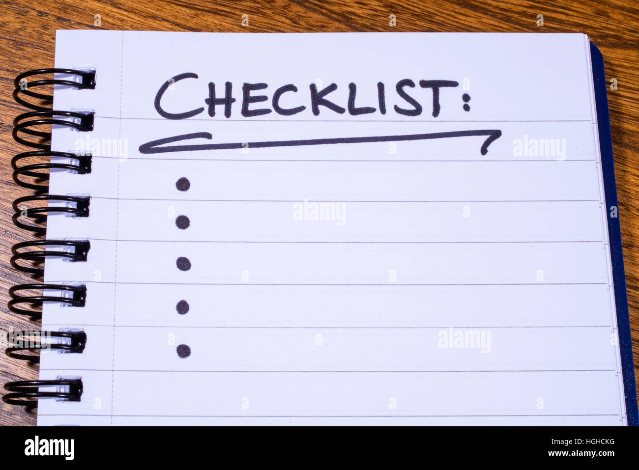 Checklist chores hi-res stock photography and images - Alamy