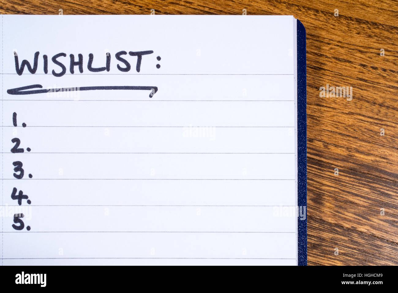 Wishing list hi-res stock photography and images - Alamy