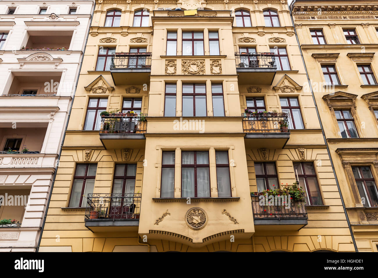 facade of a historical building in Berlin, Germany Stock Photo - Alamy