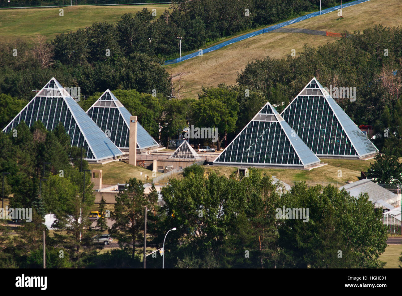 Muttart conservatory pyramids hi-res stock photography and images - Alamy