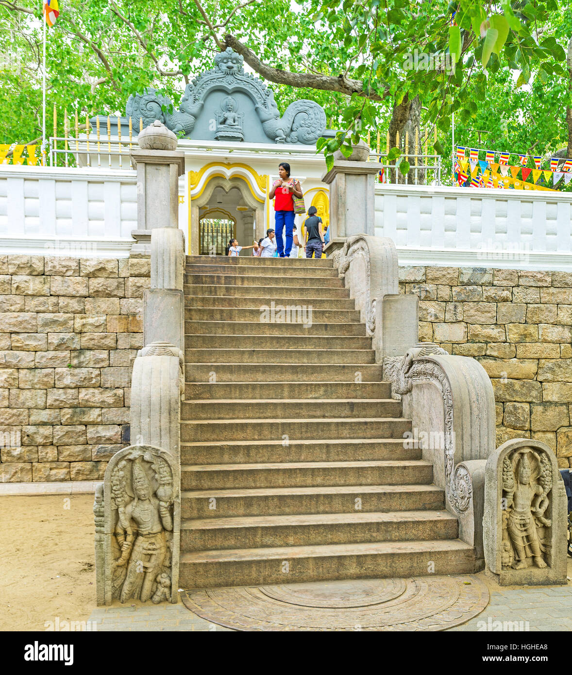 The Bodhi Tree Temple is one of the most visited shrines in the city ...