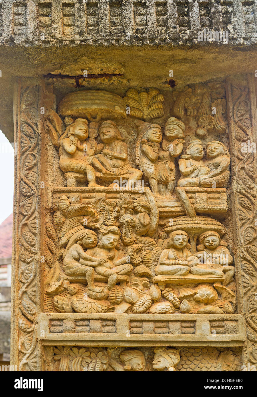 The Torana Gate of Mihintale replica of Great Sanchi Stupa decorated ...