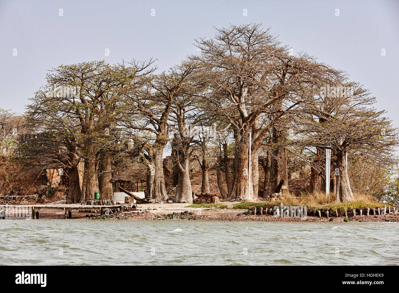 James Island (Kunta Kinteh Island), the Gambia, West Africa Stock Photo ...