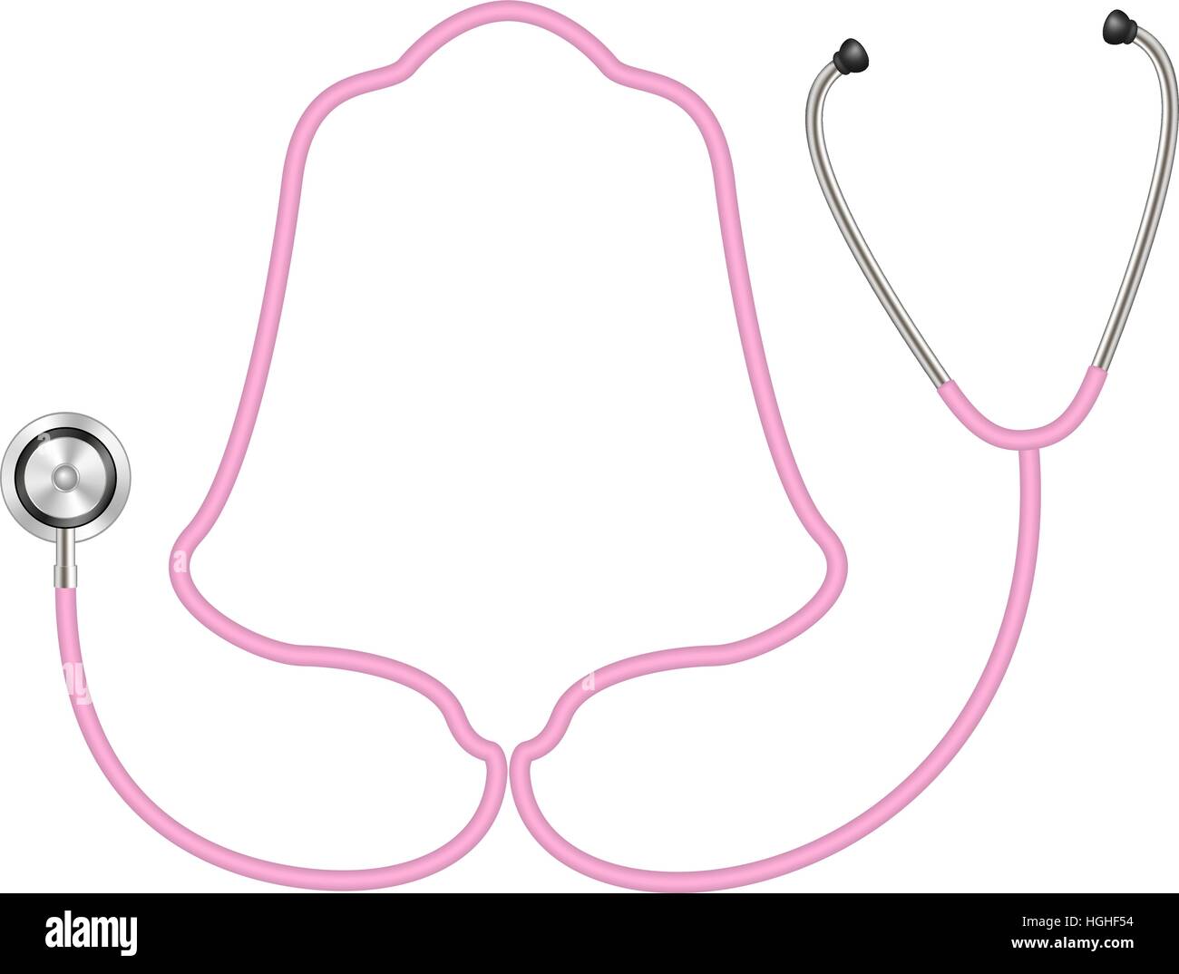 Stethoscope bell Stock Vector Images - Alamy