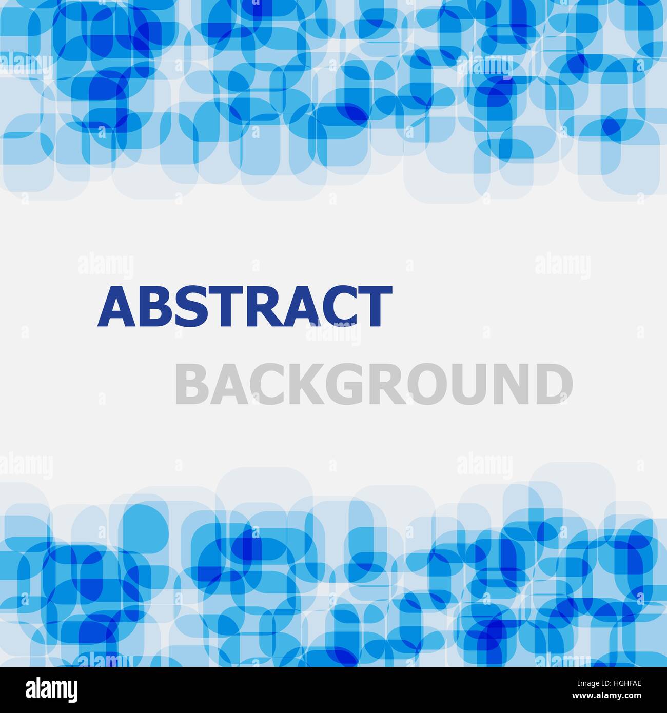 Abstract blue rounded rectangle overlapping background, stock vector ...
