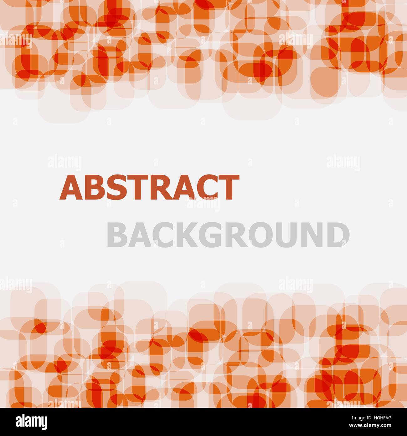 Abstract orange rounded rectangle overlapping background, stock vector ...