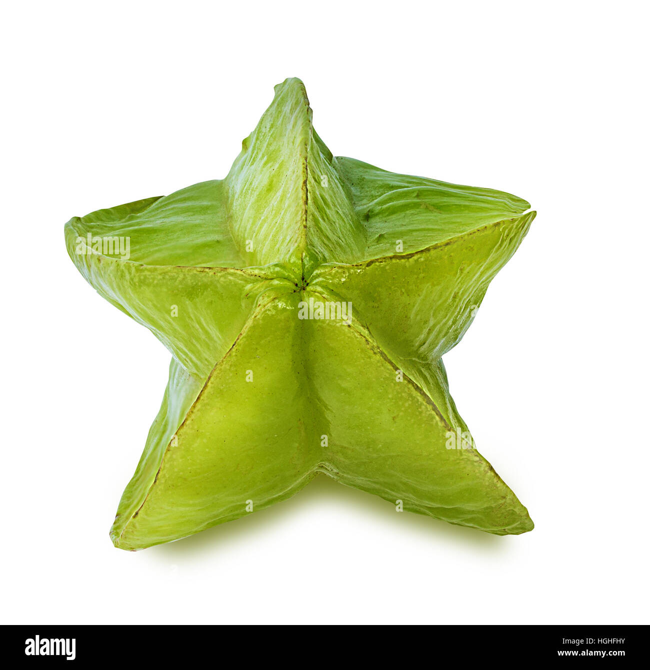 Carambole on white background Stock Photo - Alamy