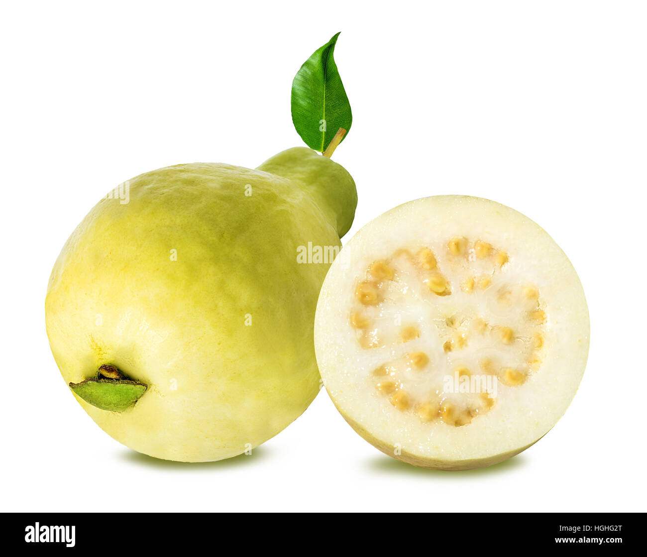 guava isolated on white background Stock Photo - Alamy