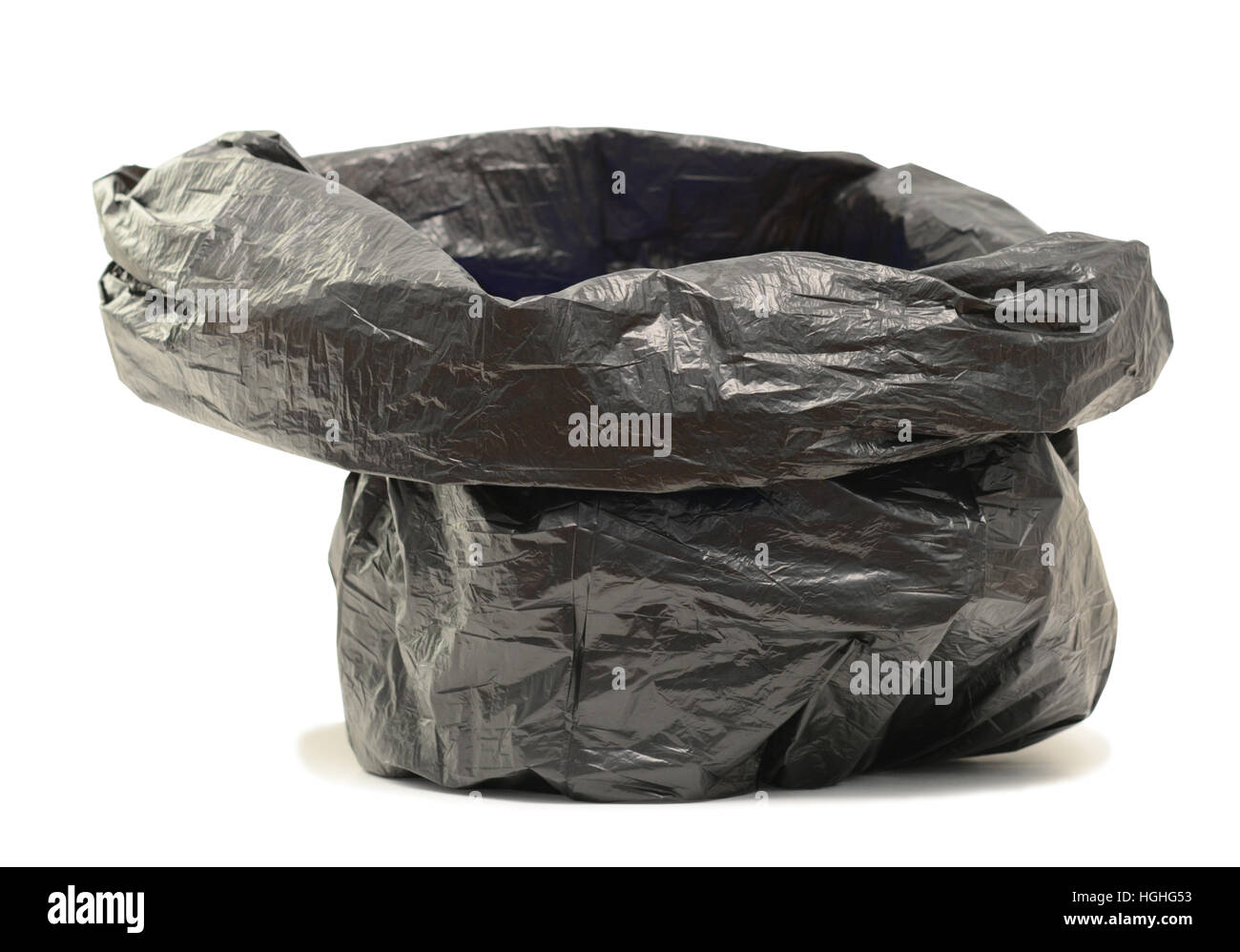 garbage bag on a white background Stock Photo - Alamy