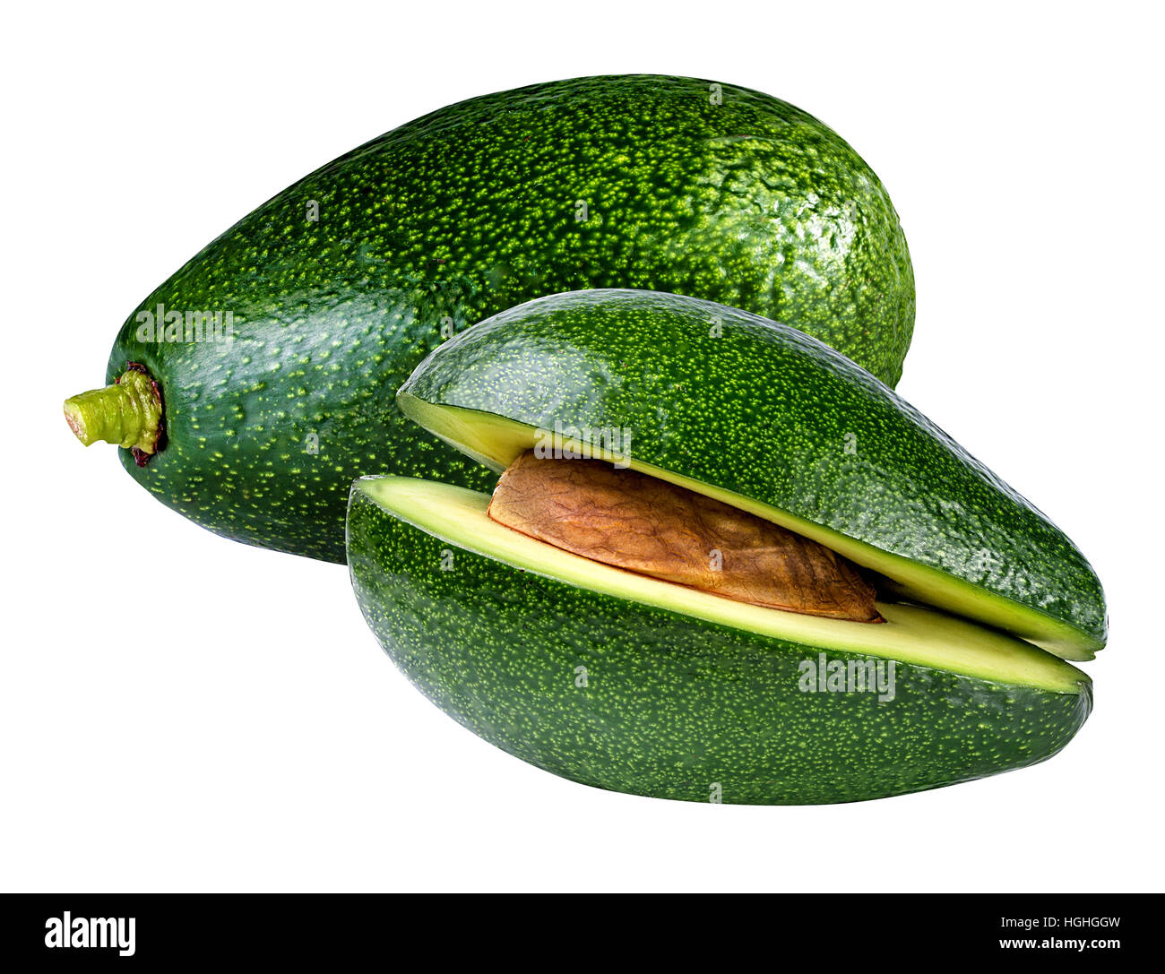 avocado isolated on white background Stock Photo - Alamy