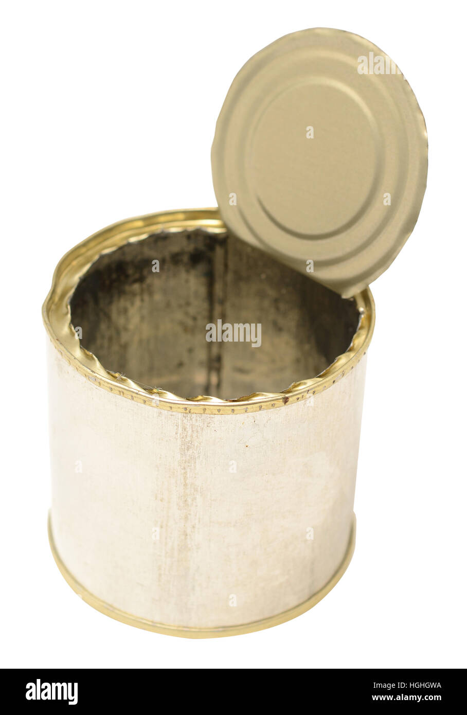 tin bank isolated on white background Stock Photo - Alamy