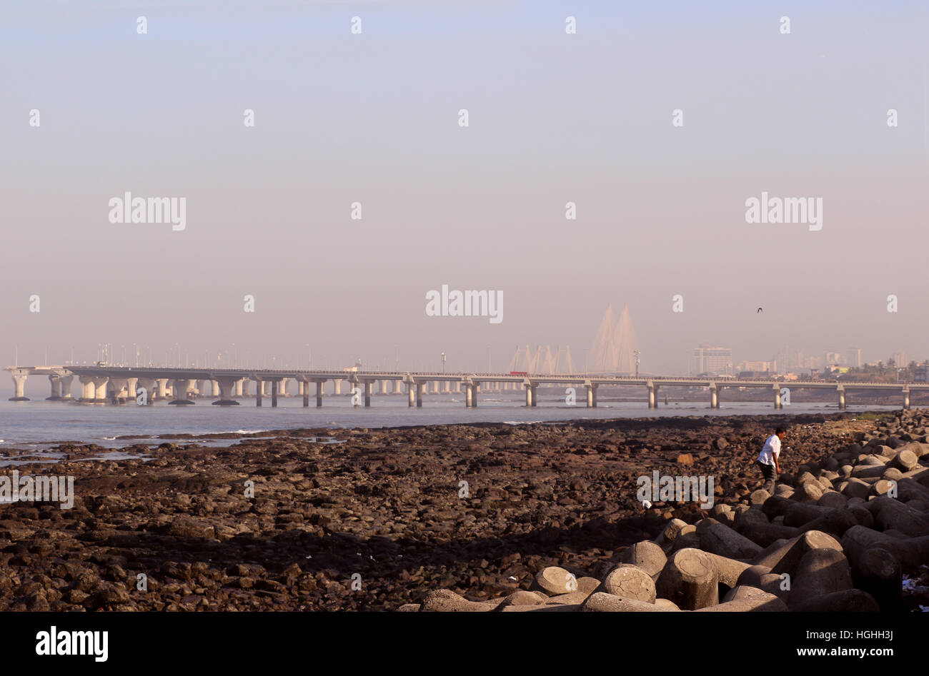 Bandra-Worli Sea Link, Mumbai Stock Photo - Alamy