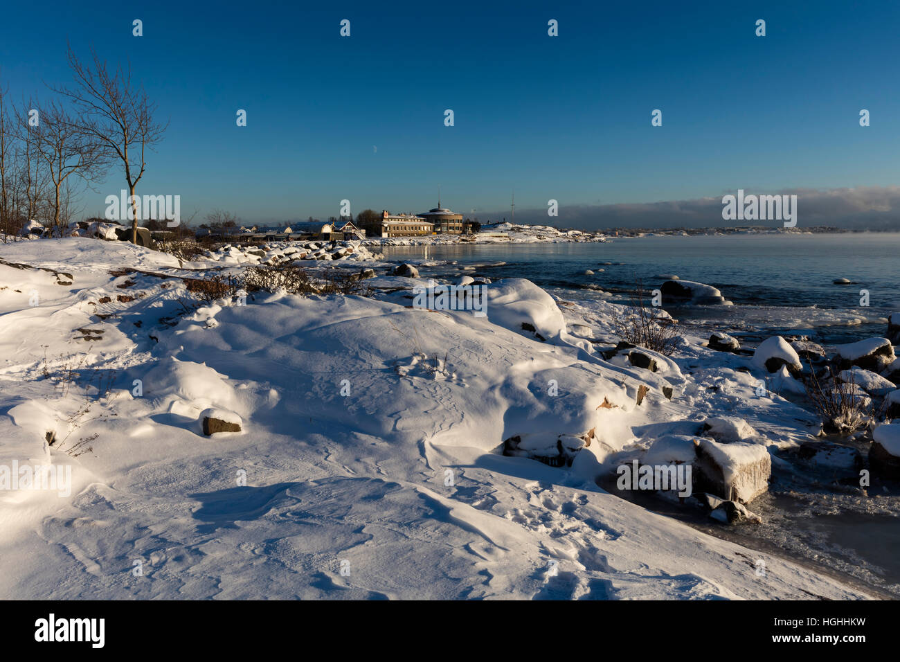 Freezing sea surface Stock Photo - Alamy