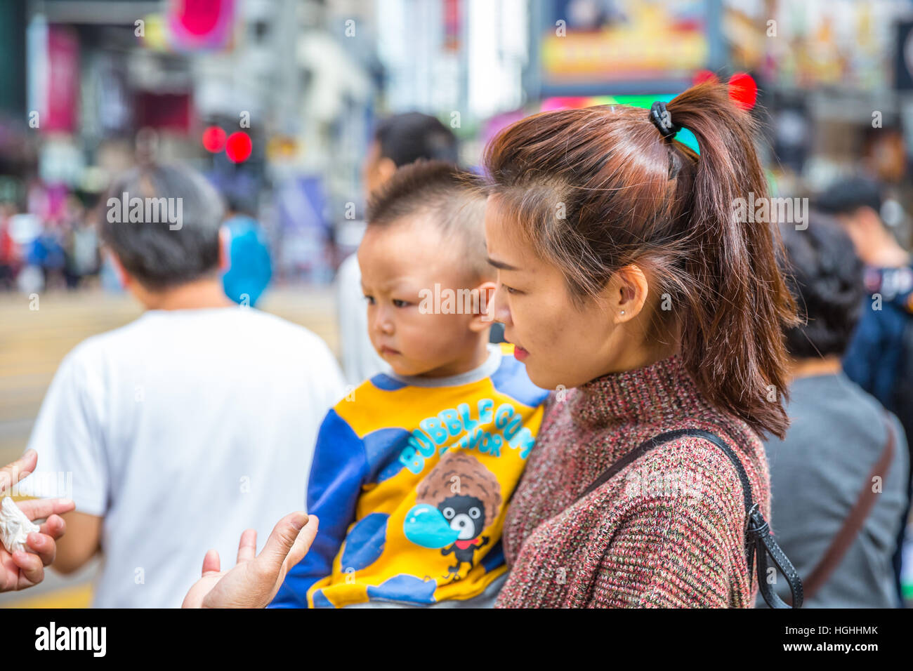 Asian People Hong Kong Stock Photo - Alamy