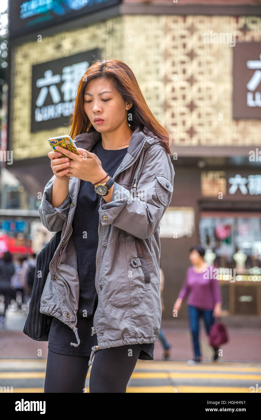 Busy asian Woman Stock Photo - Alamy