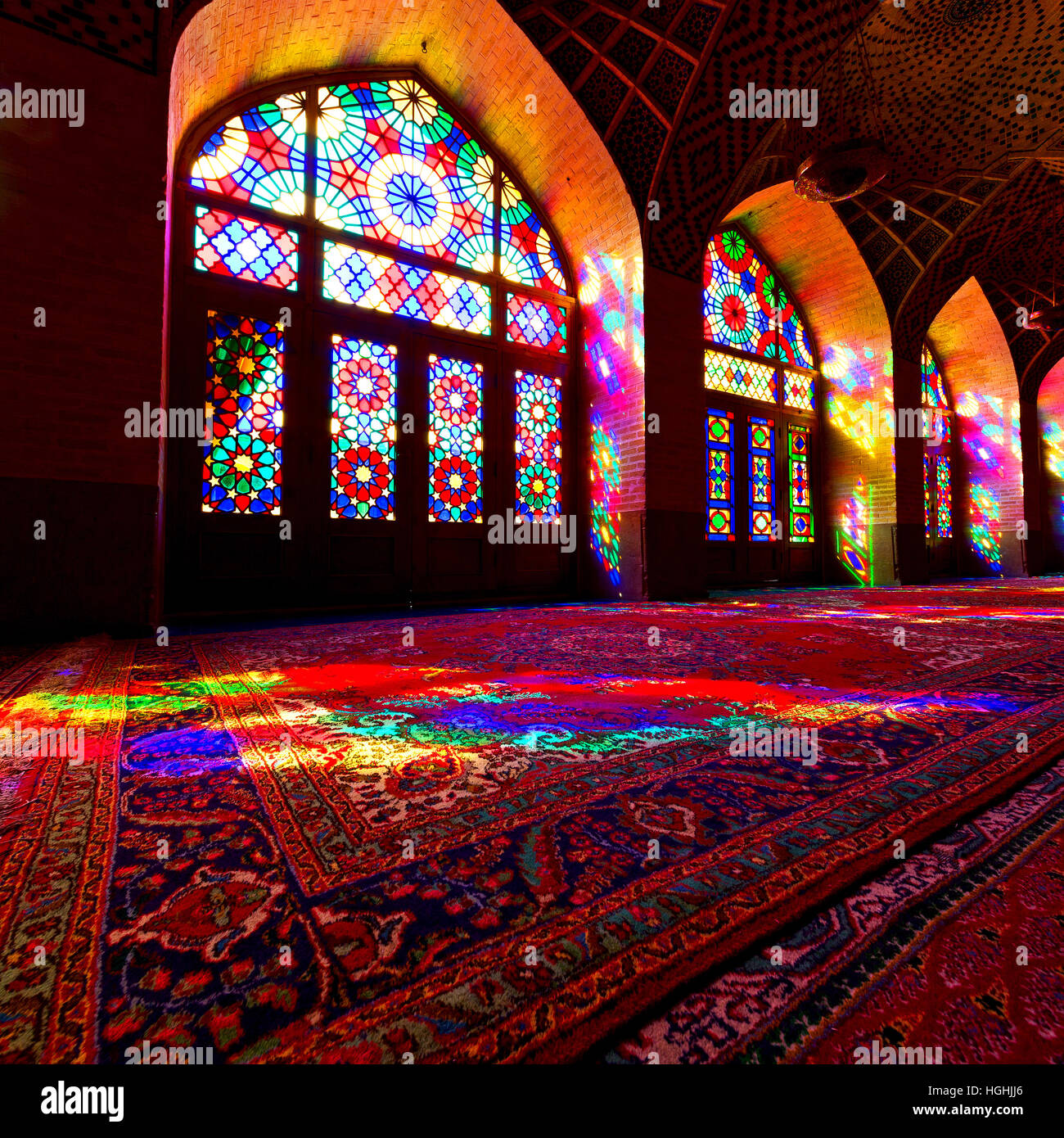 in iran colors from the windows the olf mosque traditional scenic light ...