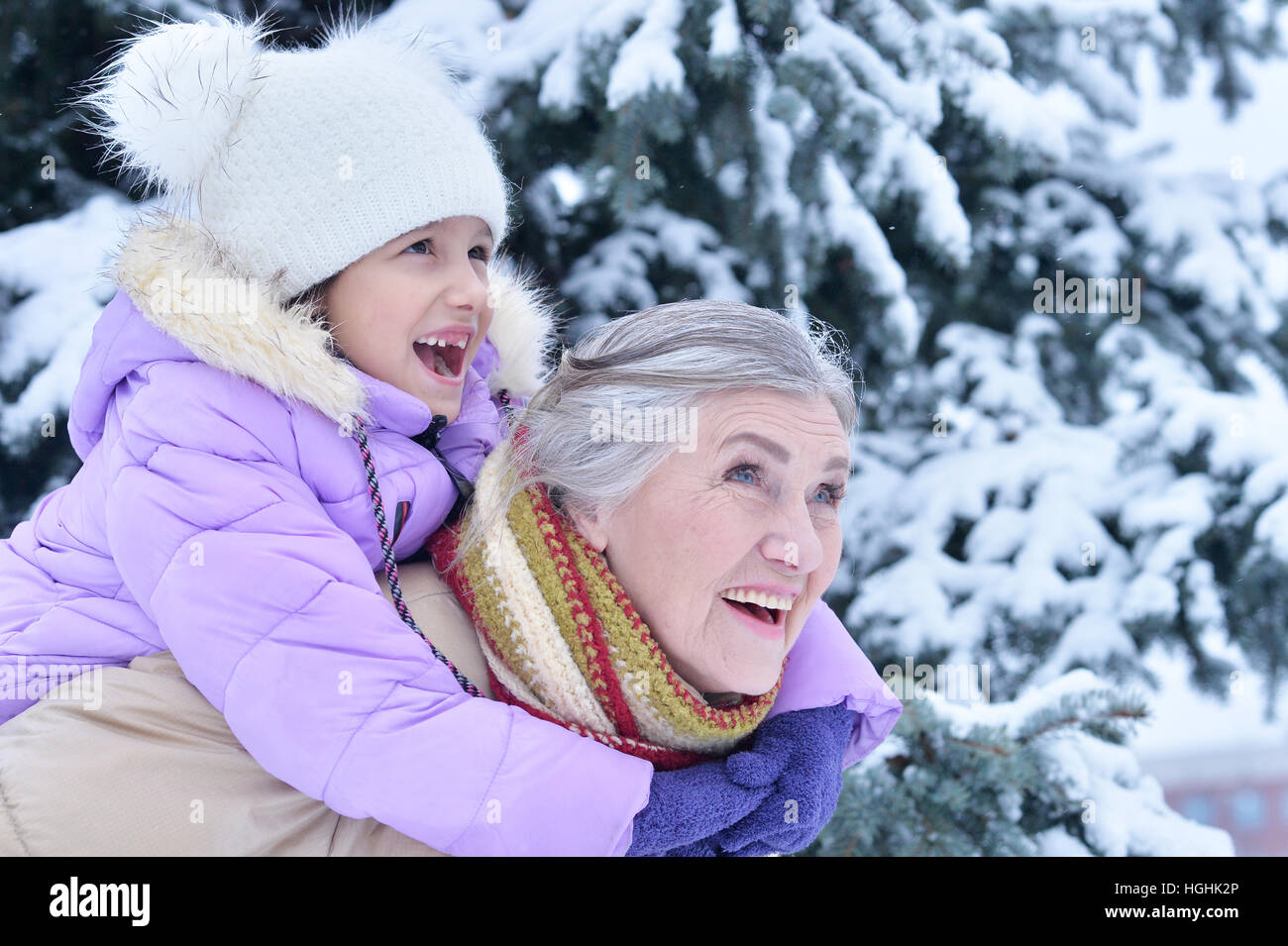 Grandmother adorable granddaughter hi-res stock photography and images ...