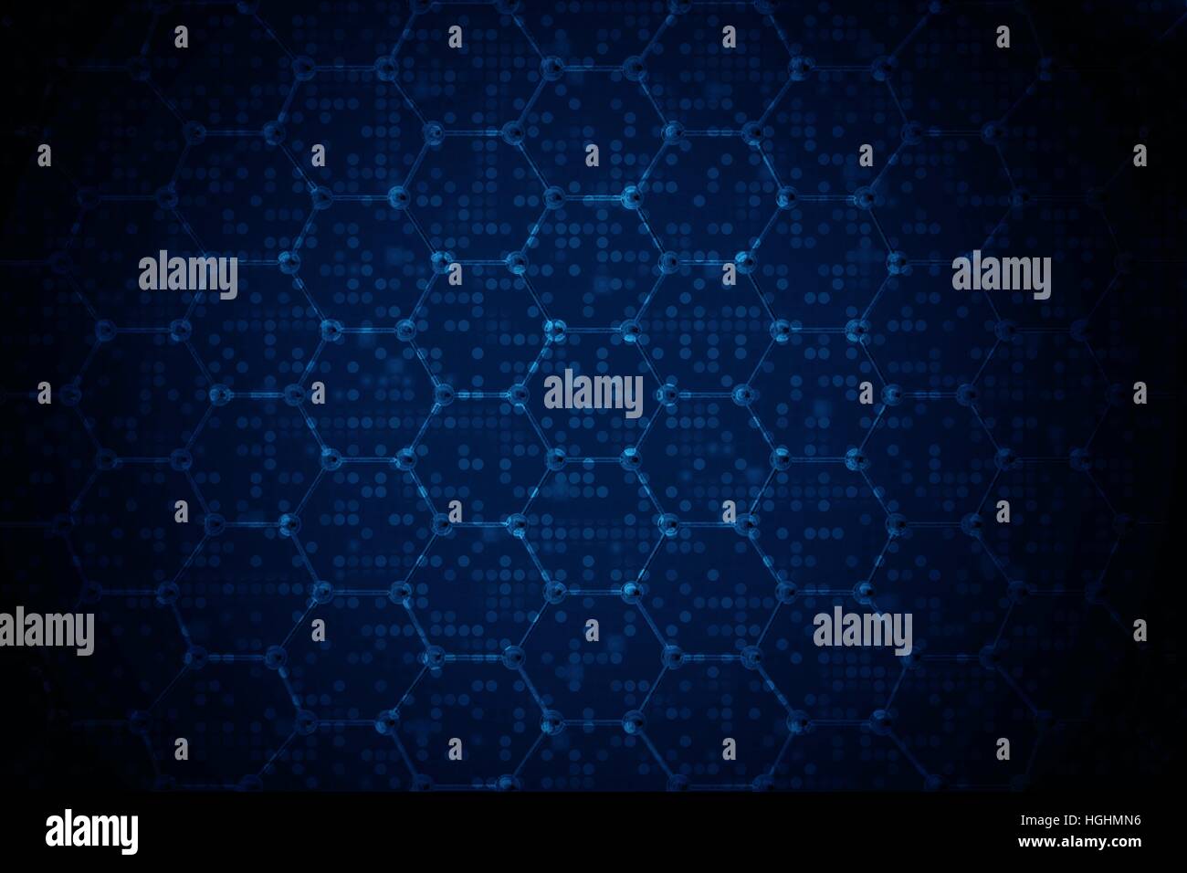 Dark Blue Science Background Illustration. Biotechnologies Backdrop ...