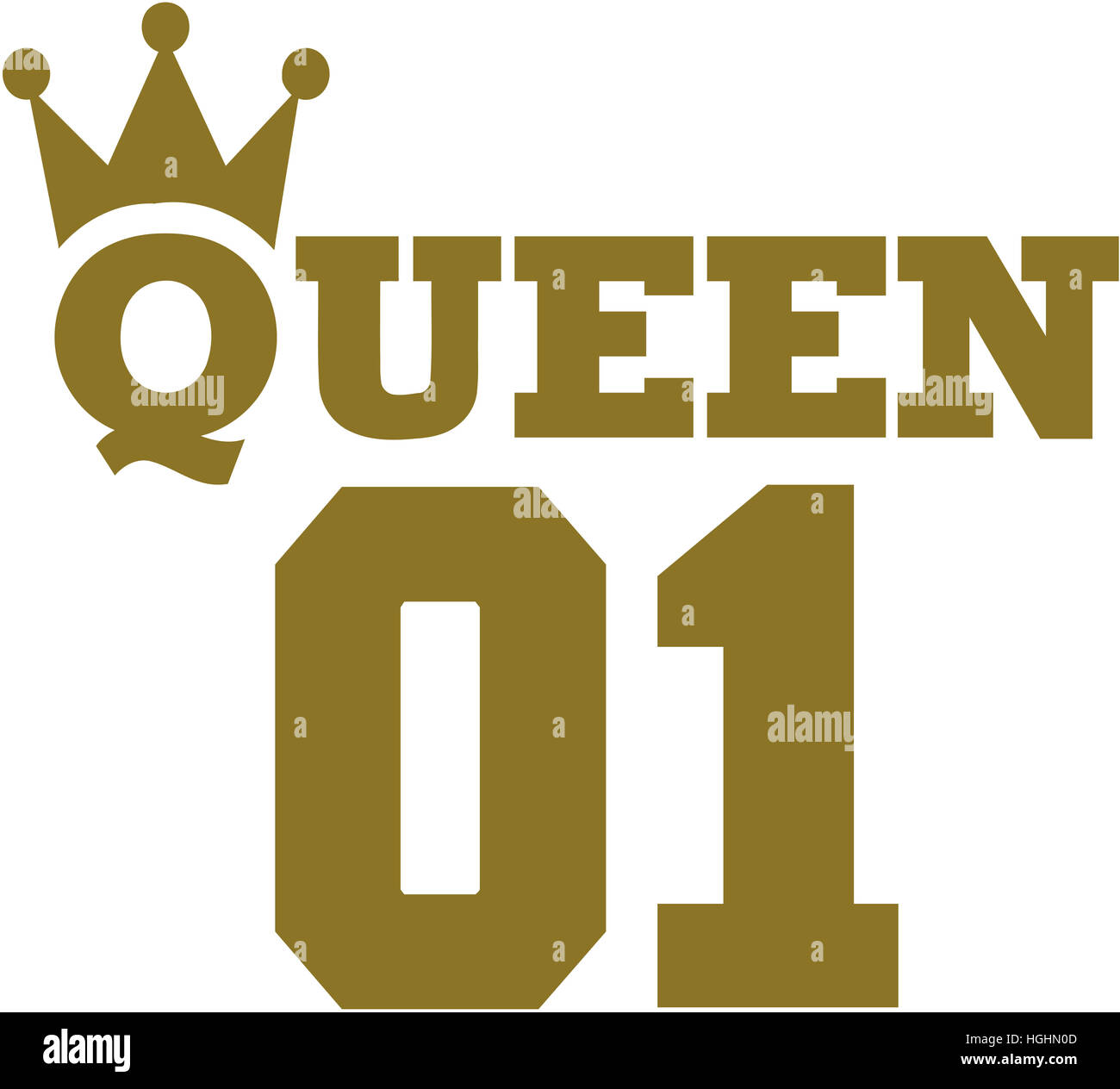 Queen 01 crown Stock Photo - Alamy