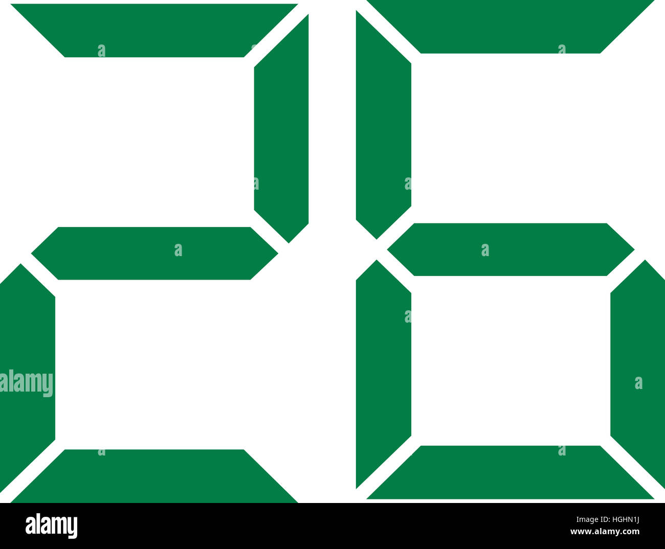 Digital number hi-res stock photography and images - Alamy