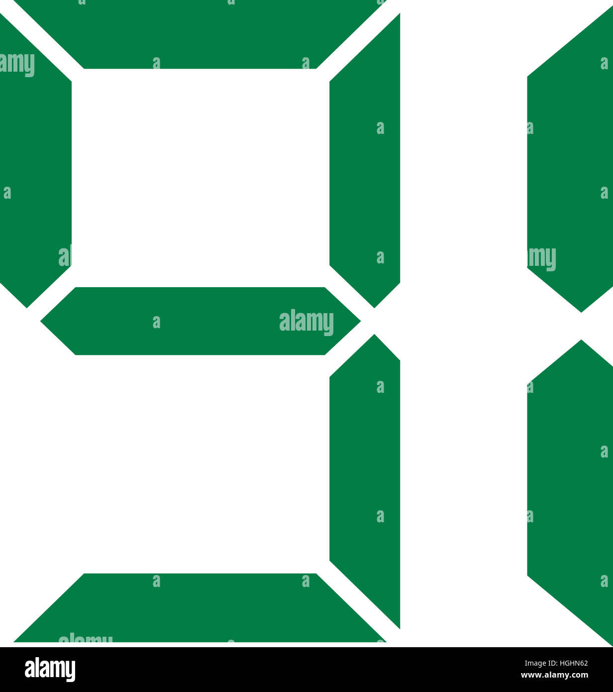 Ninety-one digital number 91 Stock Photo - Alamy