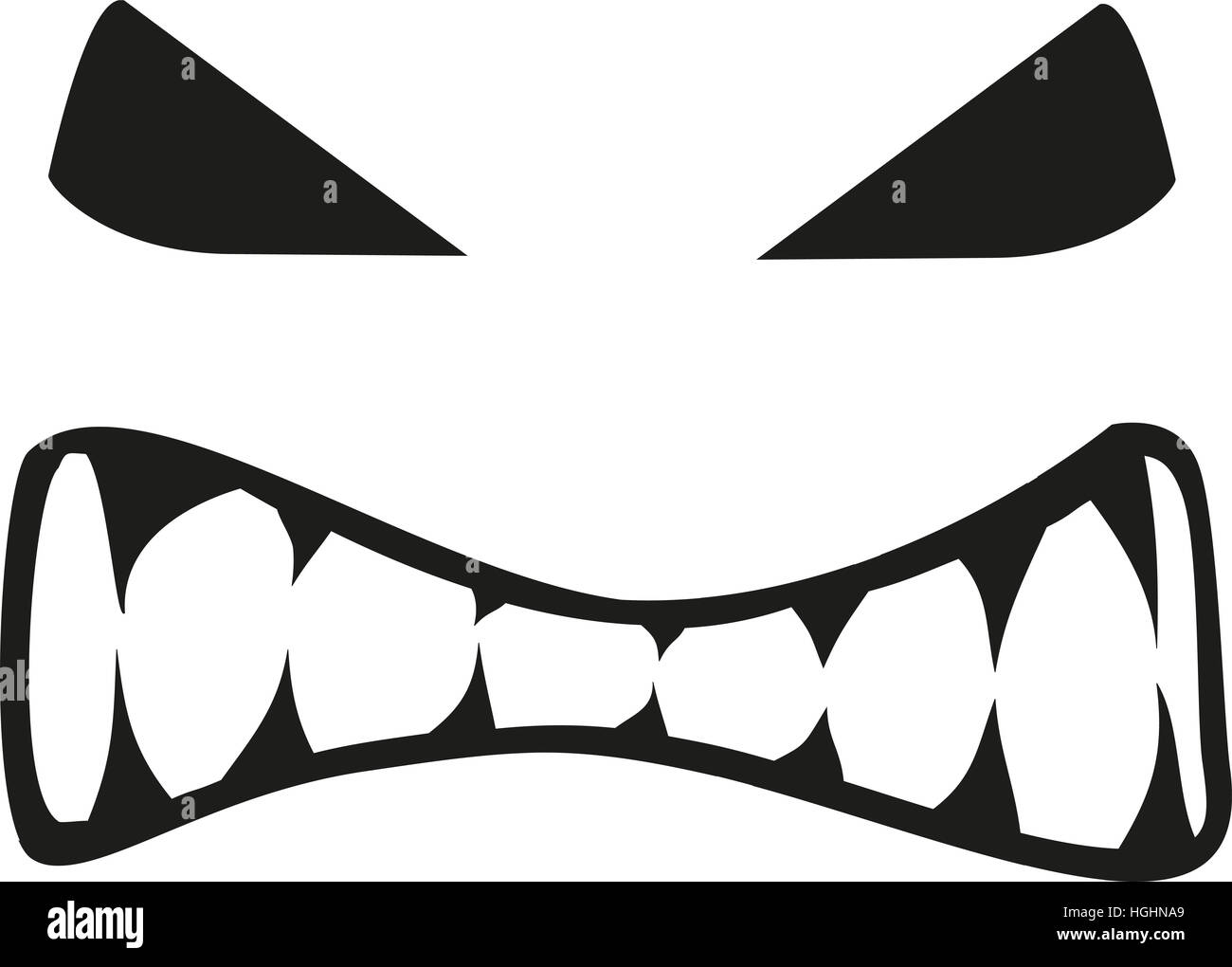 Angry face emoji hi-res stock photography and images - Alamy