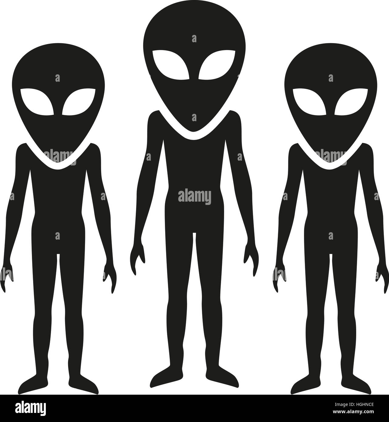 Three aliens extraterrestrials Stock Photo - Alamy