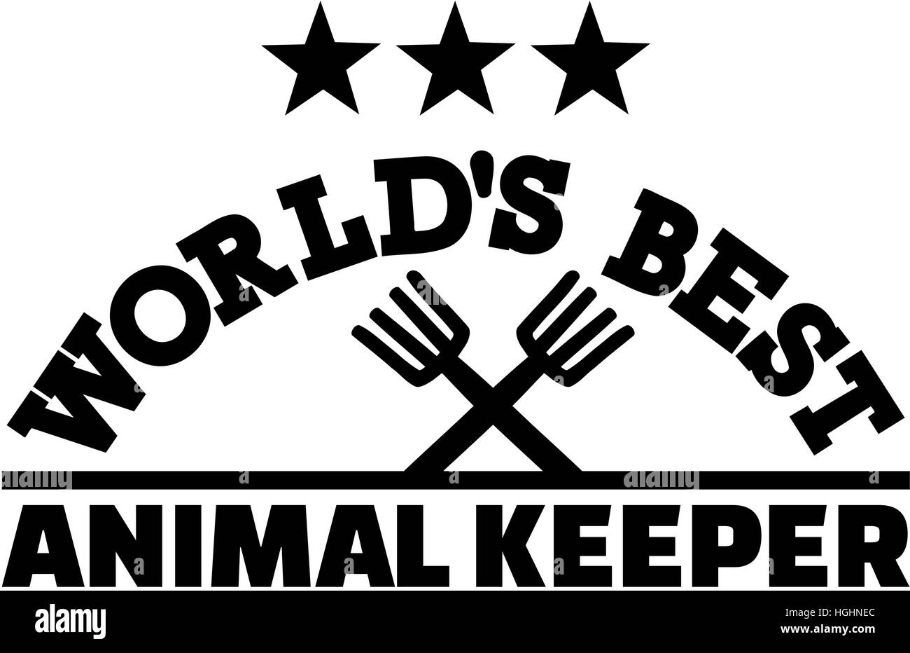 World's best Animal Keeper Stock Photo - Alamy