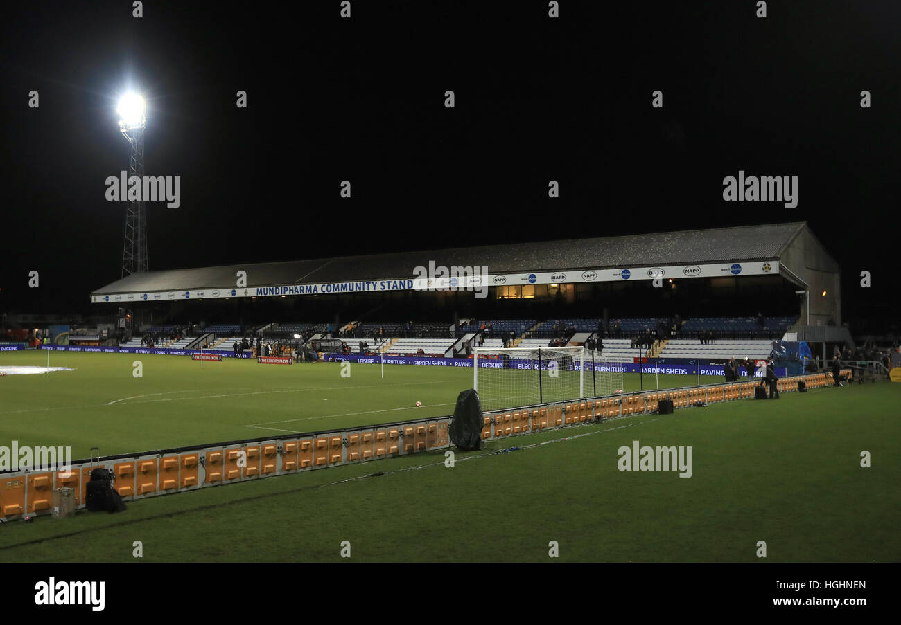 A general view of the Cambs Glass Stadium in Cambridge ahead of the ...